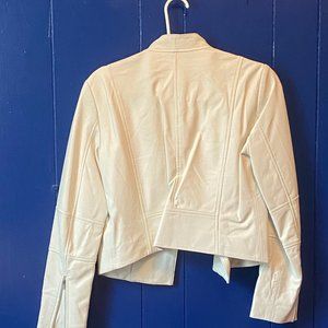 Club Monaco | Jackets & Coats | Club Monaco White Leather Jacket | Poshmark
